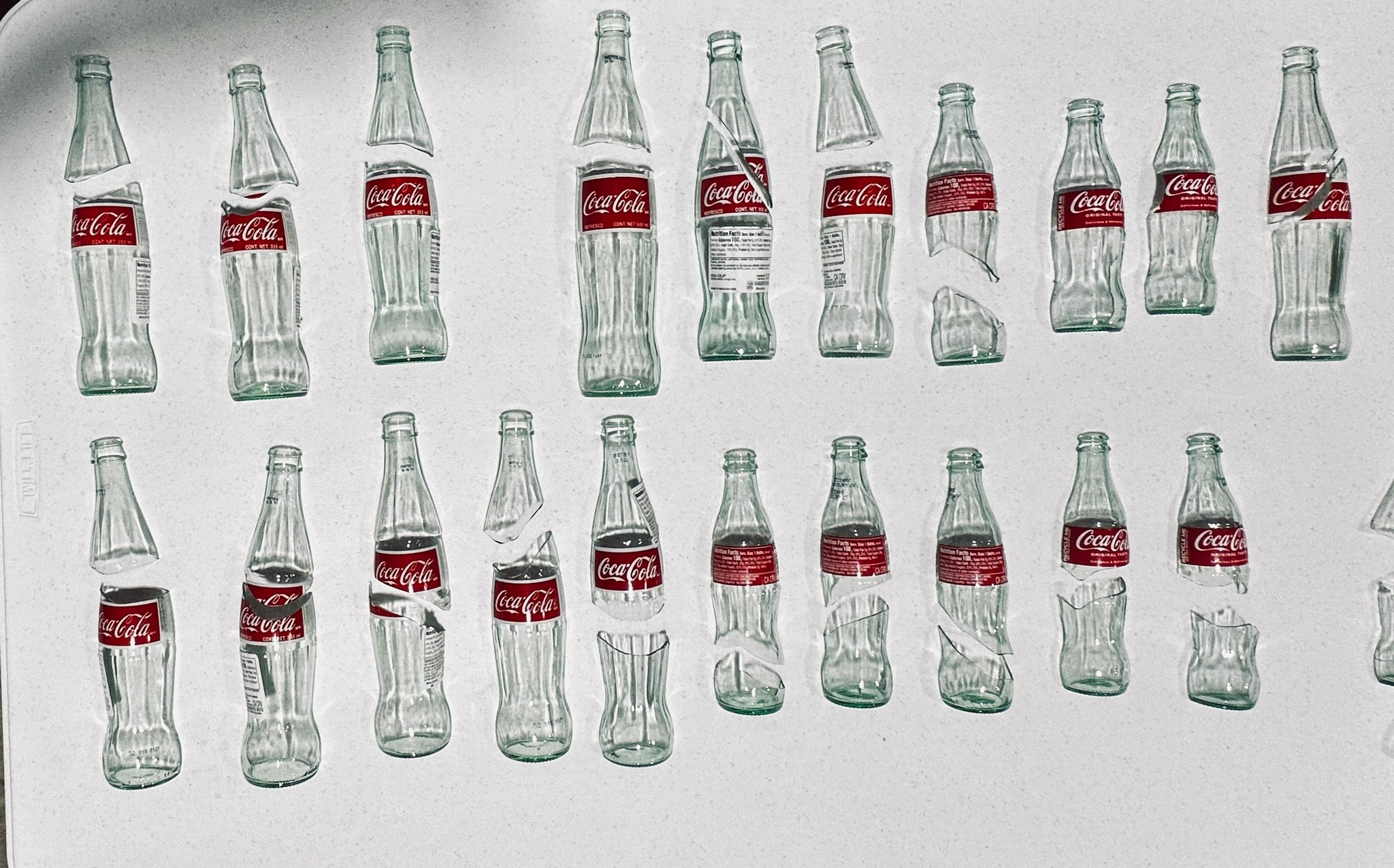 Coke bottle splits – Art Shattered