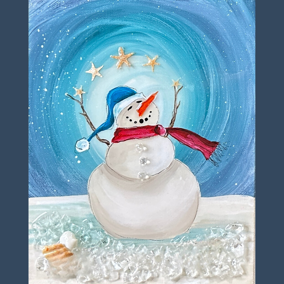 Summer Snowman Kit + Tutorial – Art Shattered