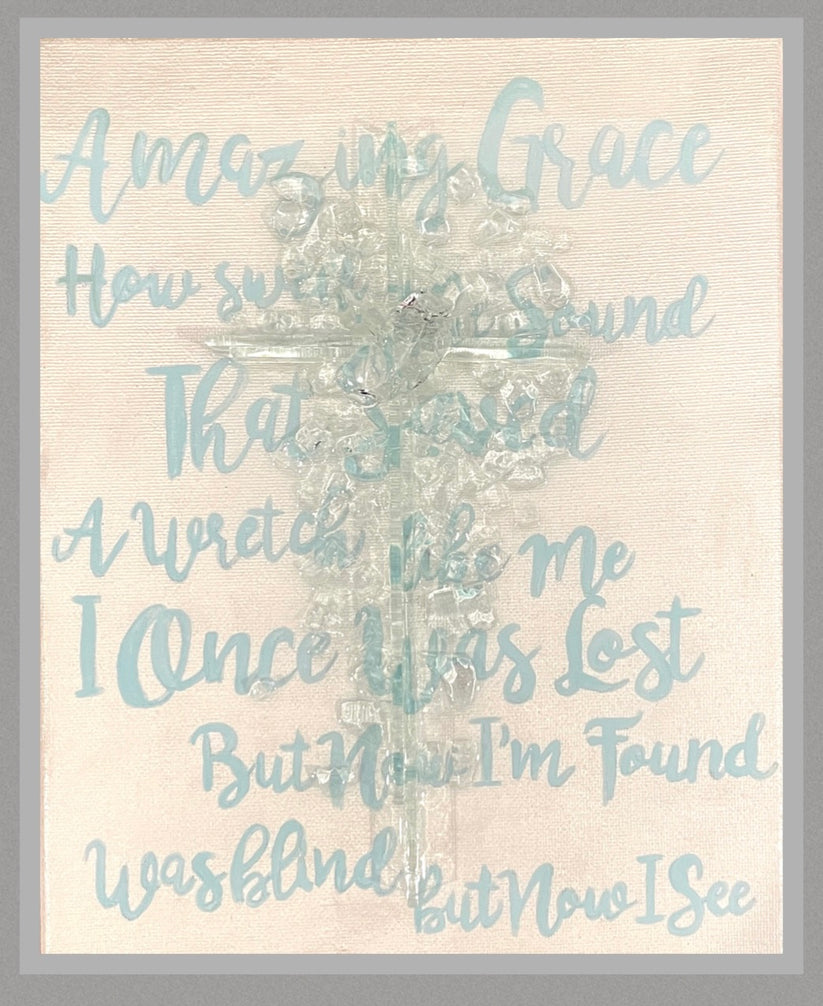 Amazing Grace Cross DIY Kit – Art Shattered