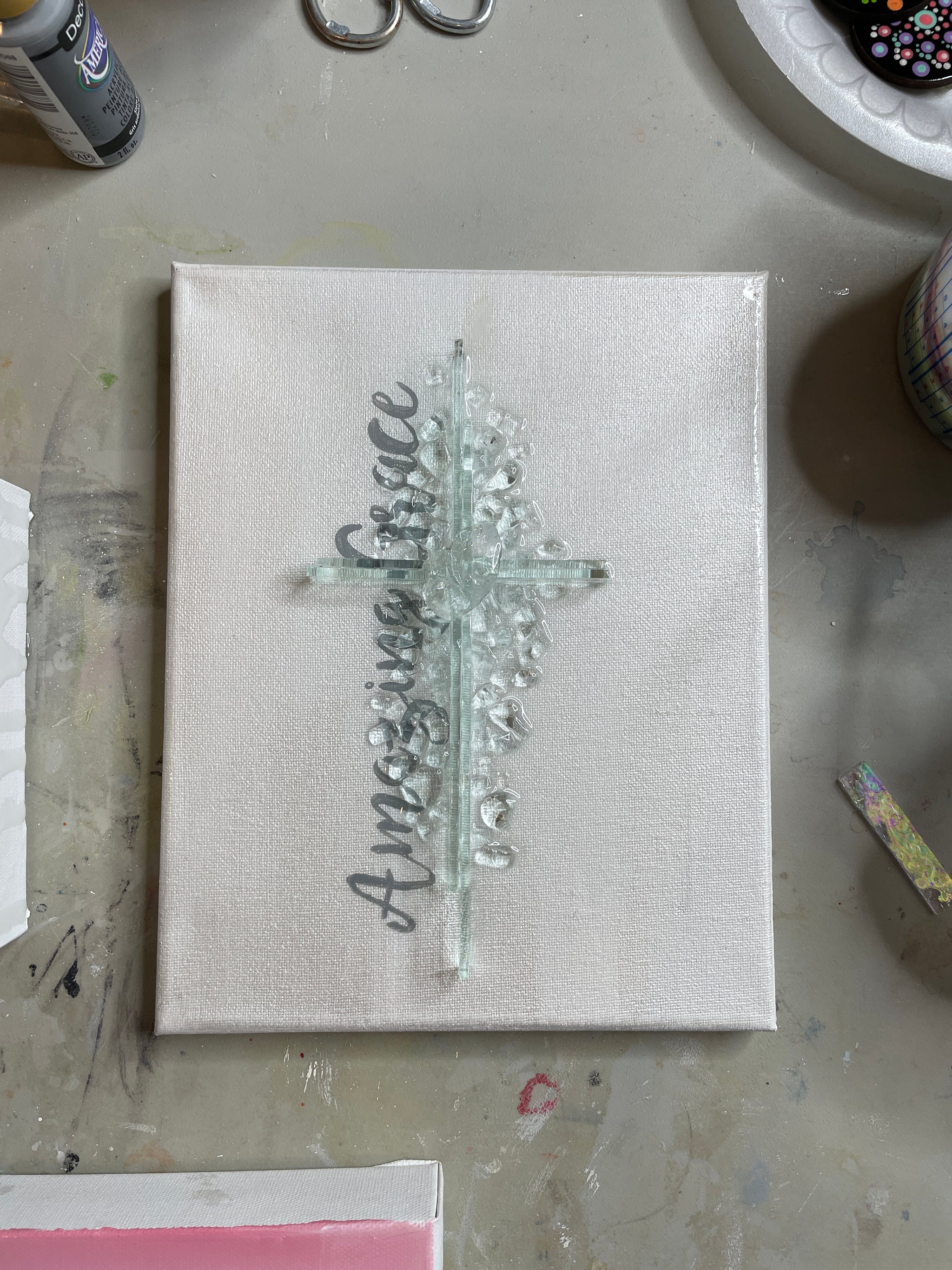 Amazing Grace Cross DIY Kit – Art Shattered