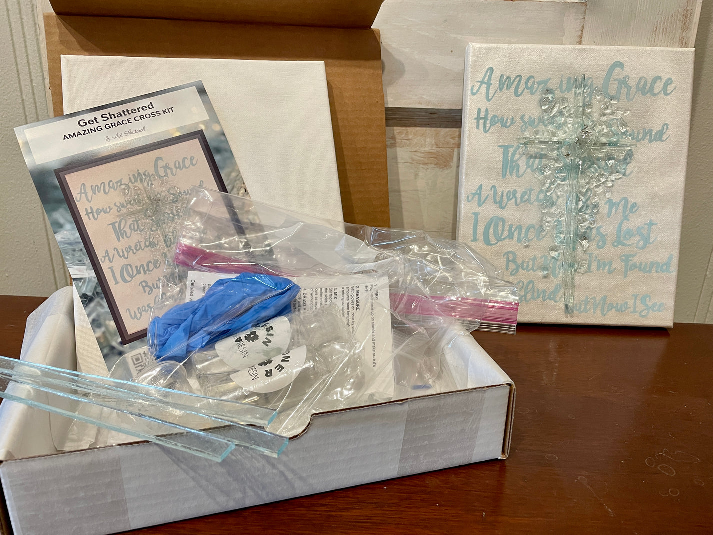 Amazing Grace Cross DIY Kit – Art Shattered